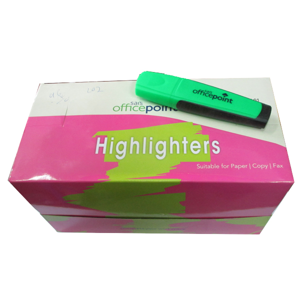 OfficePoint Highlighter HL-01 Green | Office Mart