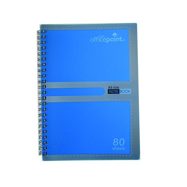 OfficePoint contemporary Notebook 84P2512 A5 Blue | Office Mart