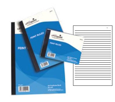 Officepoint Triplicate Feint Ruled Book A6 | Office Mart
