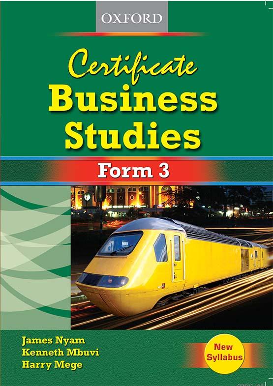 Certificate Business Studies Form 3 | Office Mart
