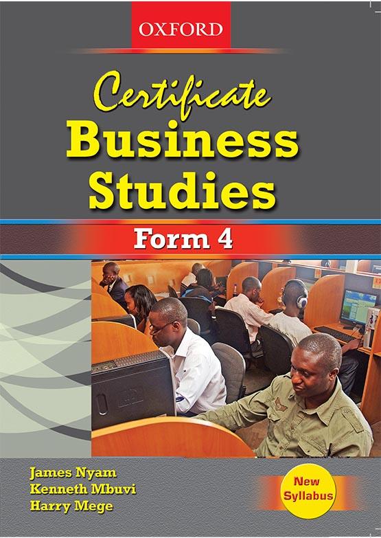 Certificate Business Studies Form 4 | Office Mart