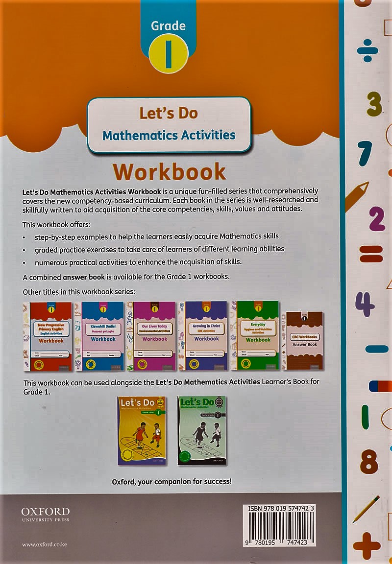 Lets Do Mathematics Workbook Grade 1 Office Mart Lets Do Mathematics Workbook Grade 1 Office Mart