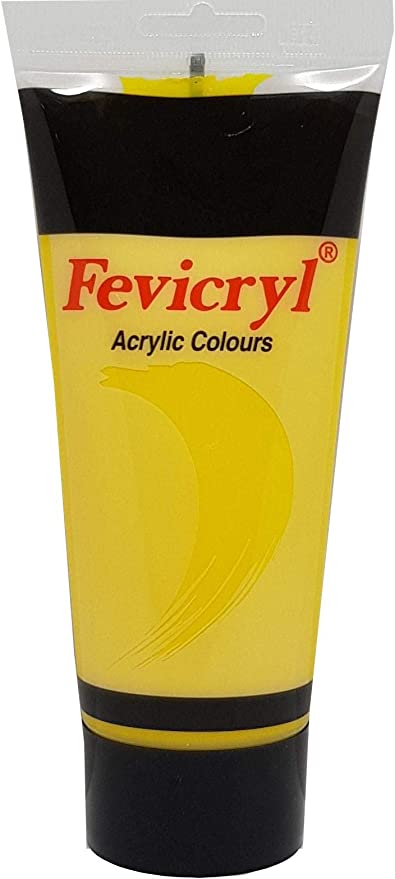 FEVICRYL ACRYLIC COL AC07 PRI YLW 200ML | Office Mart
