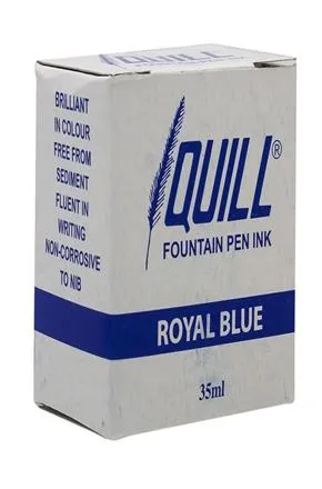 QUILL WRITING INK 35ML BLUE | Office Mart