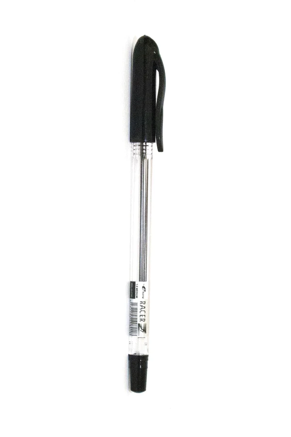 RACER PEN MEDIUM BLACK | Office Mart