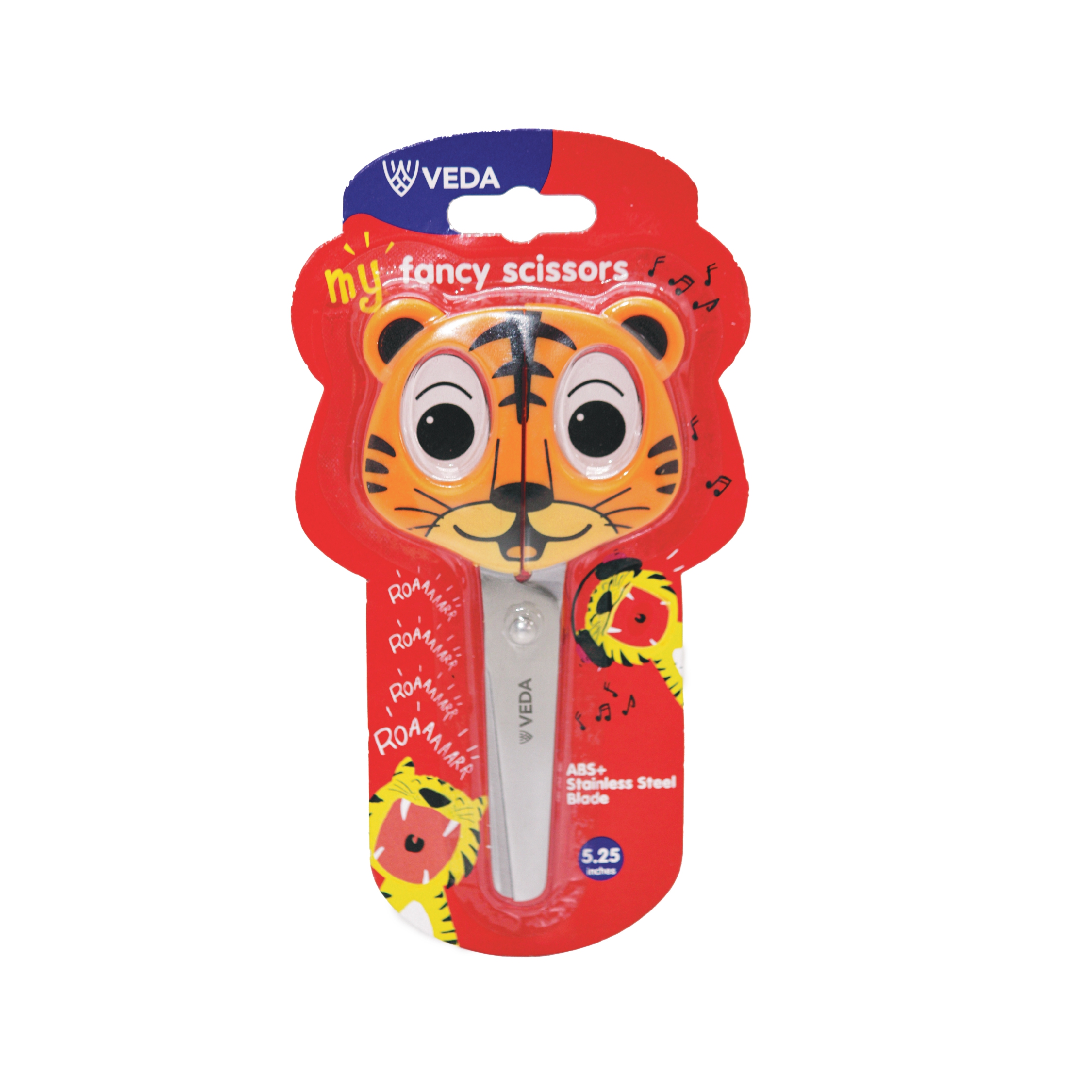 Safe & Colorful Scissors: VEDA My Fancy Scissors (Tiger Design ...