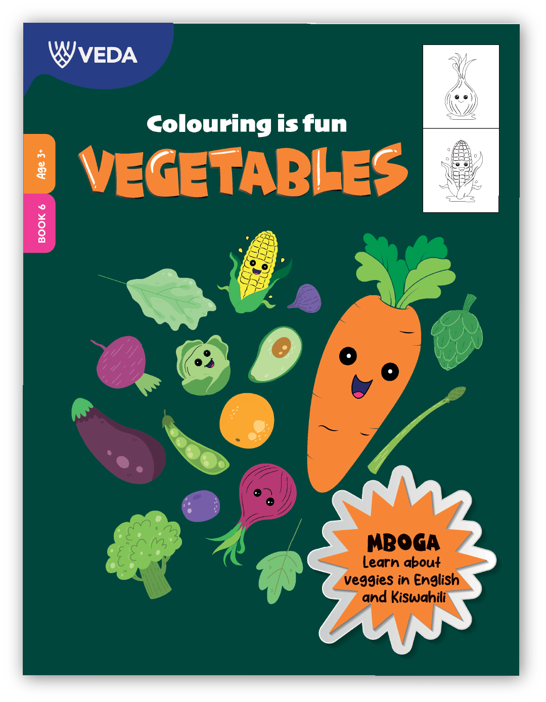VEDA COLOURING IS FUN VEGETABLES ( MBOGA) | Office Mart