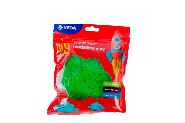Veda Super Light Modelling Clay MC-6 5 Colors 10GM | Office Mart