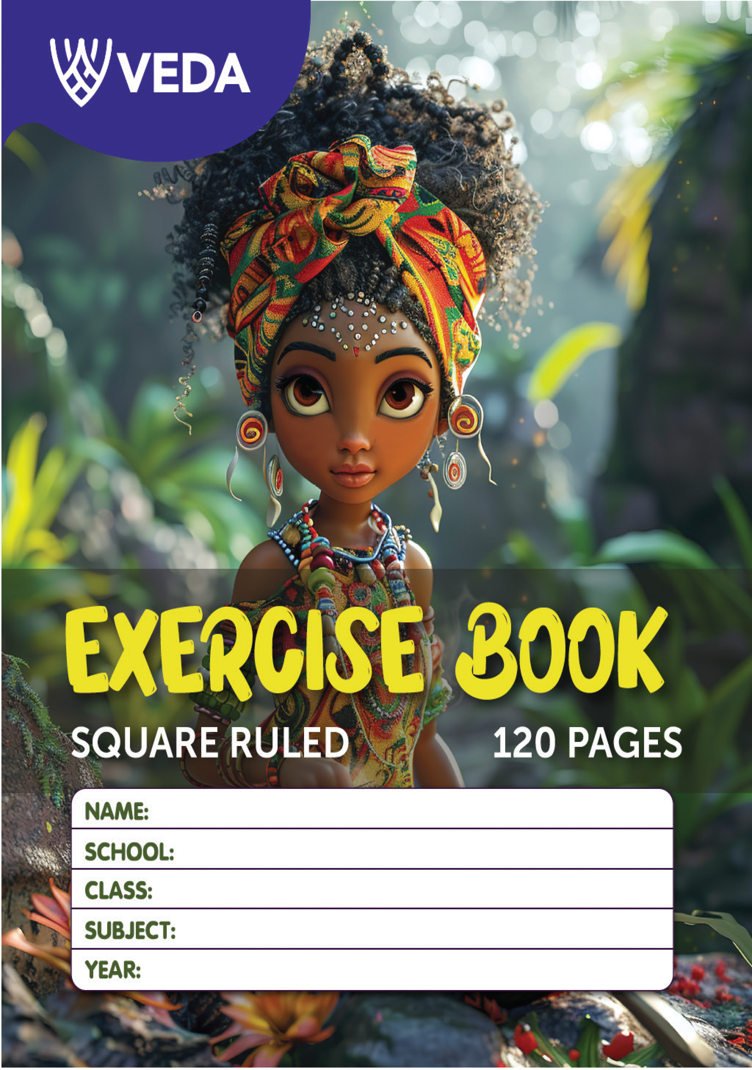 VEDA EXERCISE BOOK A5 120PG SQUARED RULED | Office Mart