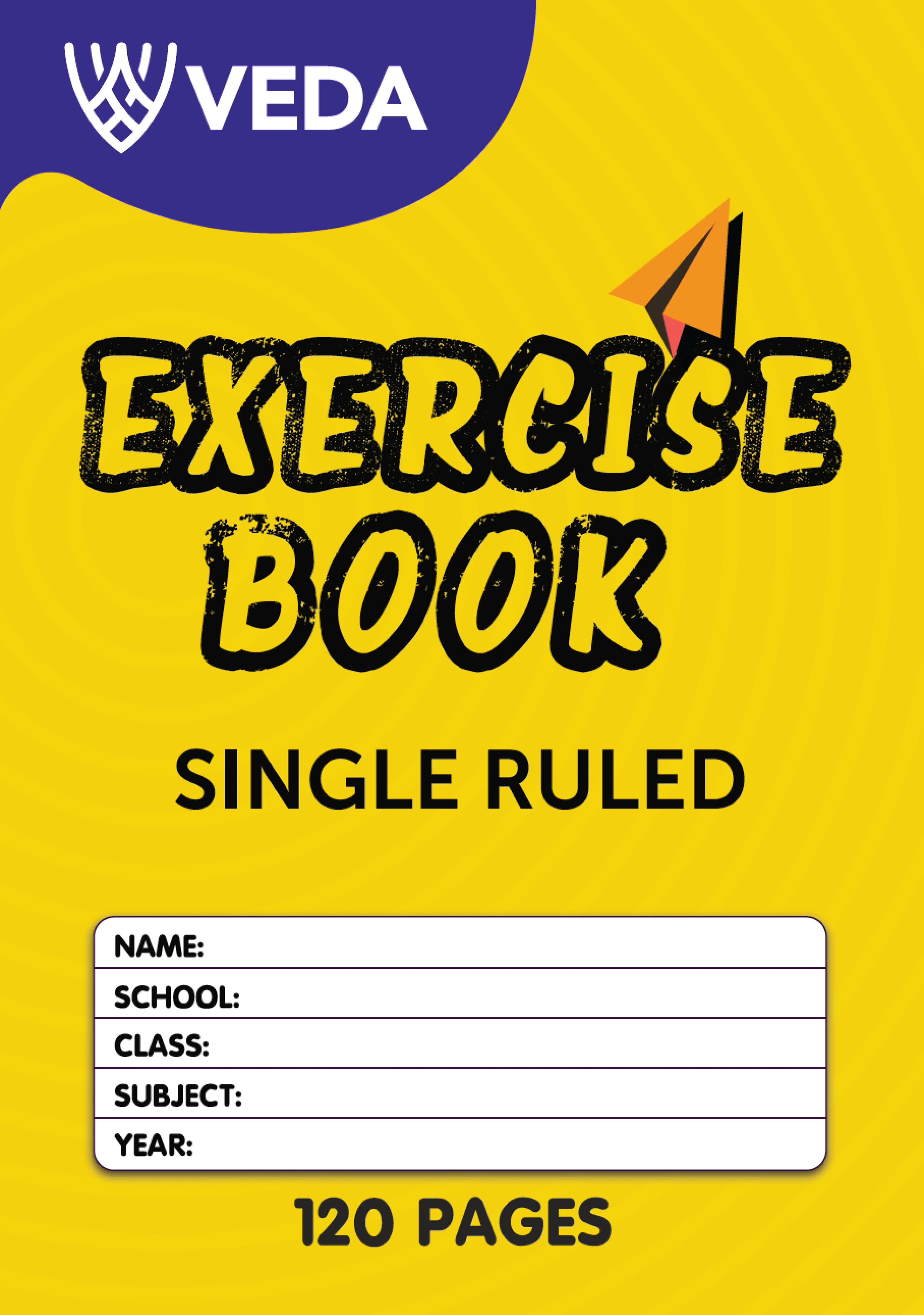 VEDA EXERCISE BOOK A4 120PG SQUARED RULED | Office Mart