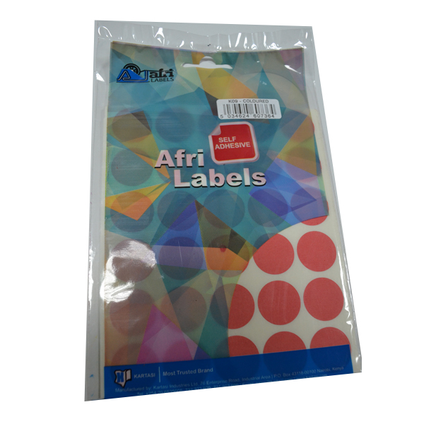 Afri Labels Coloured K09 | Office Mart