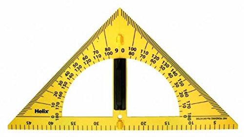 Helix Black Board Set Square 2 IN 1 X62040 | Office Mart